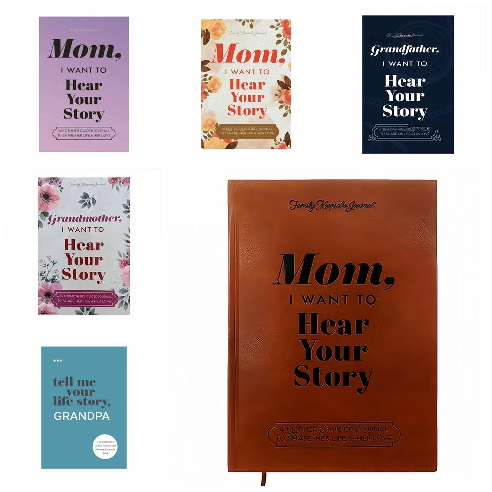 LUMINISCENCIA I Want Hear Your Story Notebook, Mom/Grandmomther/Grandpa ...