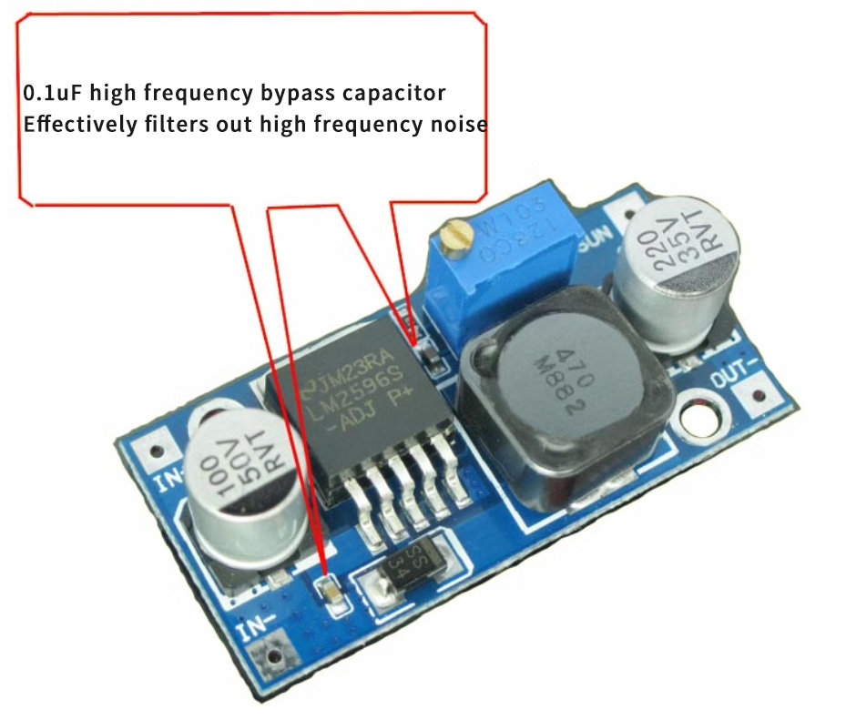 10pcs DC-DC Buck Power Module 3A Adjustable Buck Module LM2596 Voltage ...