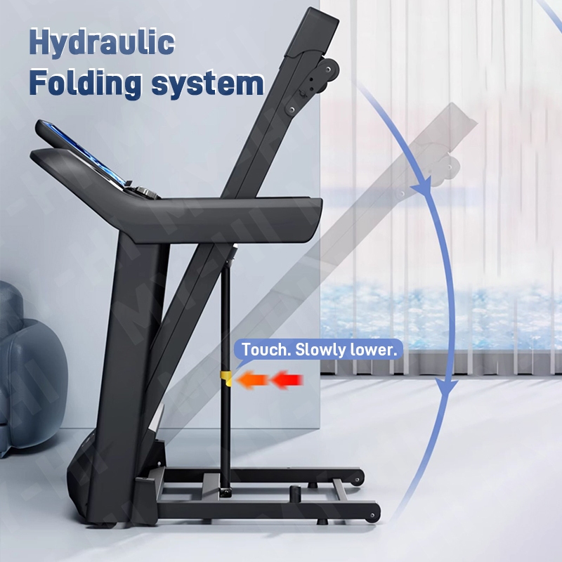 Treadmill 4.0hp Treadmill Exercise Jogging Multi-Function Fitness Gym ...