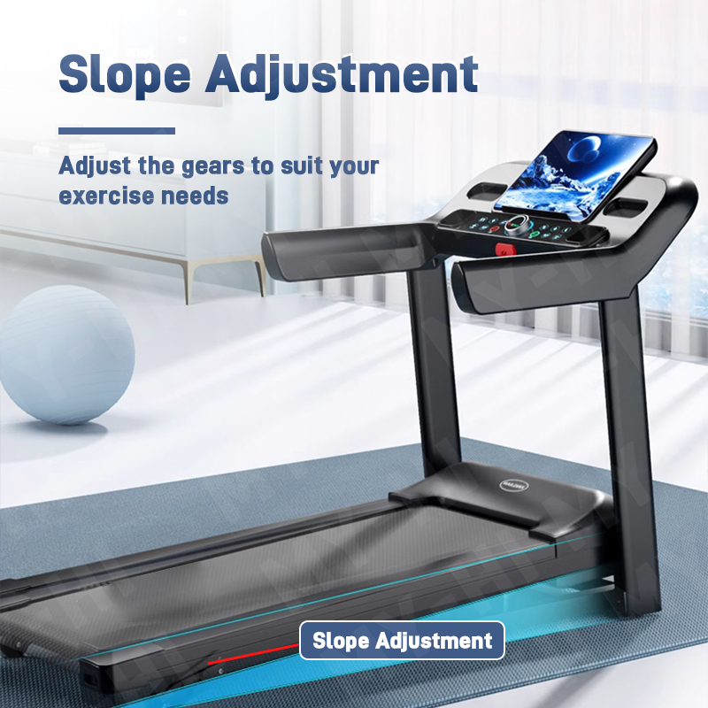 Treadmill 4.0hp Treadmill Exercise Jogging Multi-Function Fitness Gym ...