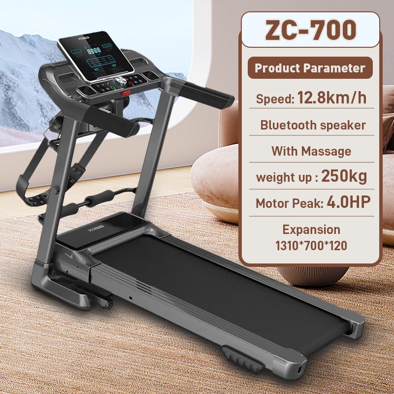 Treadmill 4.0hp Treadmill Exercise Jogging Multi-Function Fitness Gym ...