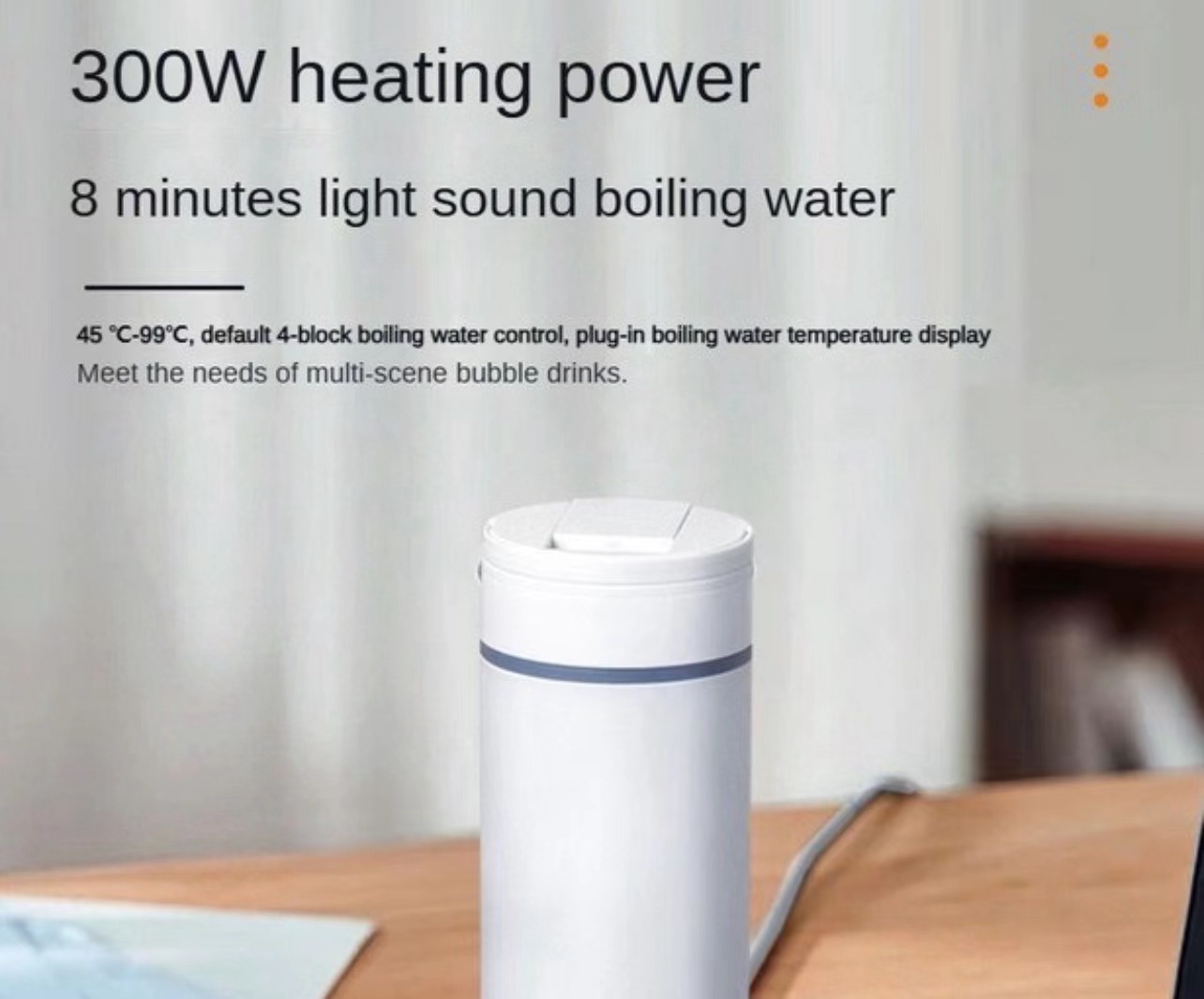500ML 12H恒温 Portable Electric Kettle Thermos Stainless Steel LCD ...