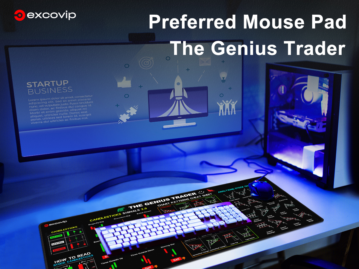 English Stock Market hand mouse pad large anti slip extended extra Soft ...