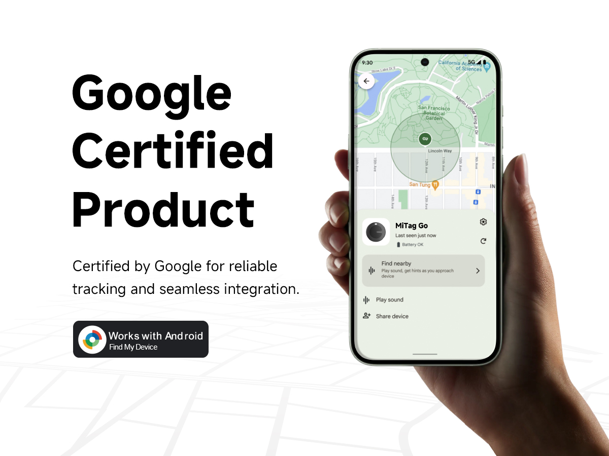 MiLi MiTag Tracker Device For Google Find My Tracking Locator Anti-Lost ...