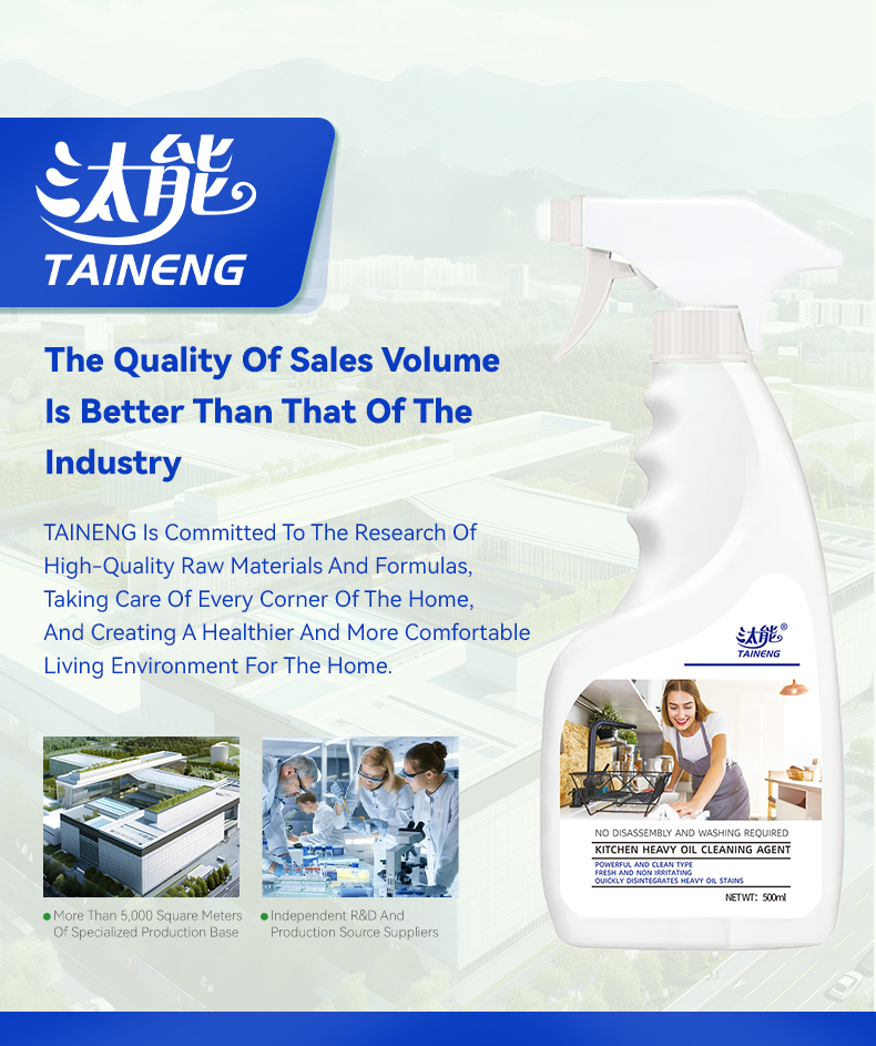 TAINENG Kitchen Cleaner Multi-Purpose Foam Cleaner Spray Oil Stain ...