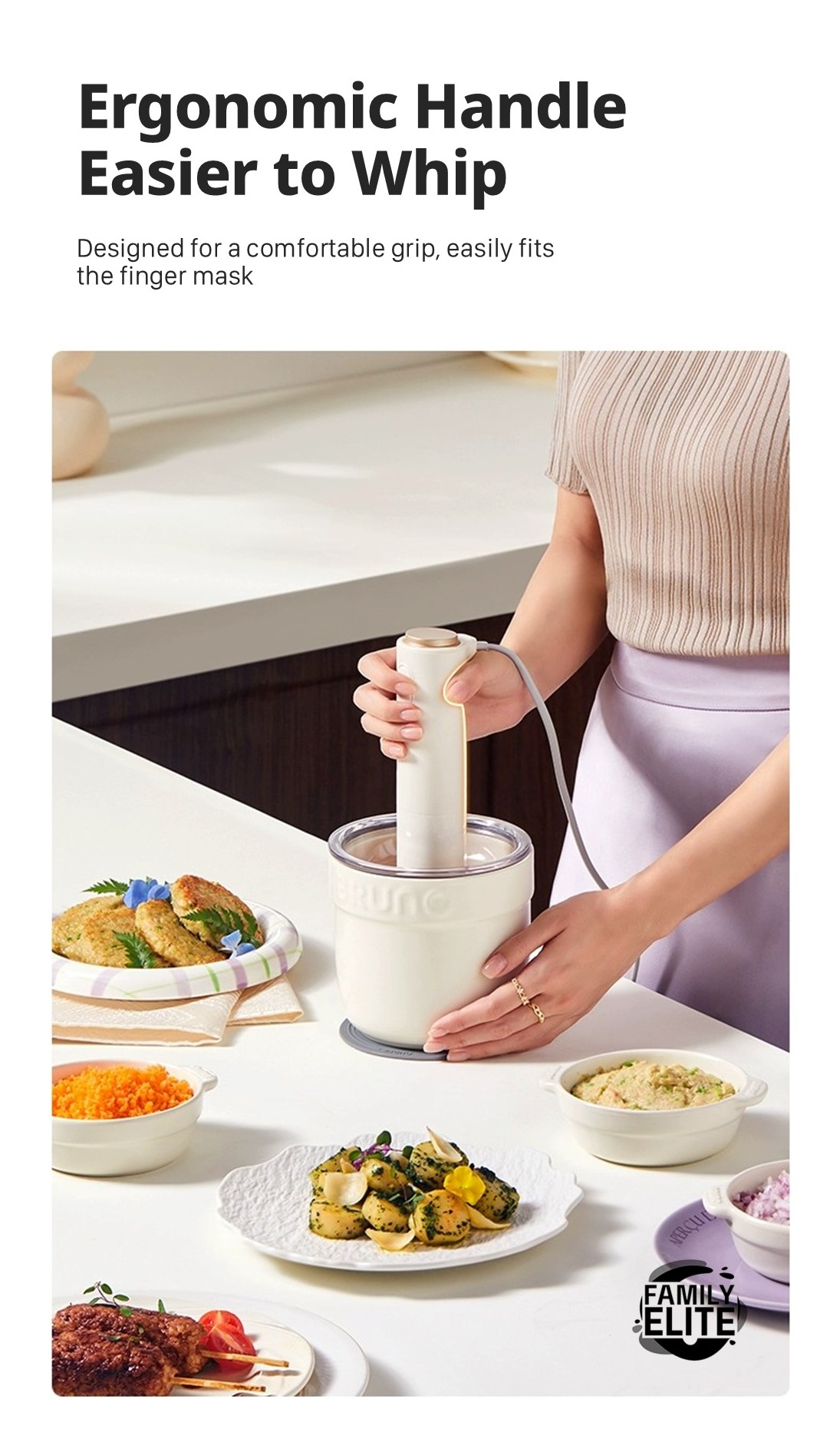 【MY STOCK】BRUNO Ceramics Meat Grinder Blender Chopper Food Processor ...