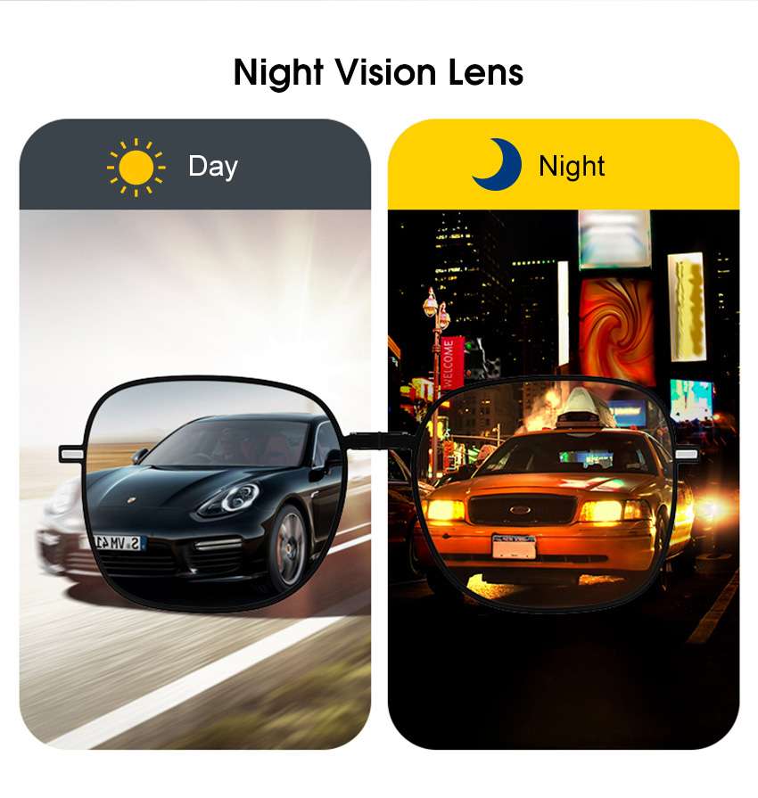 MENSPE Men Polarized 3 In 1 Sunglasses Night Vision Eyewear Upgraded ...