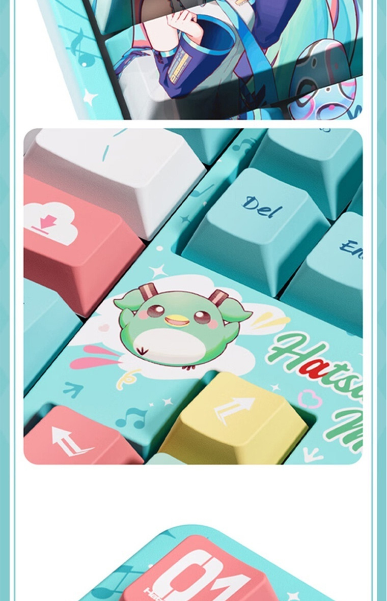 AKKO 5108B Plus Hatsune Miku IP Co-branded Wireless three-mode ...