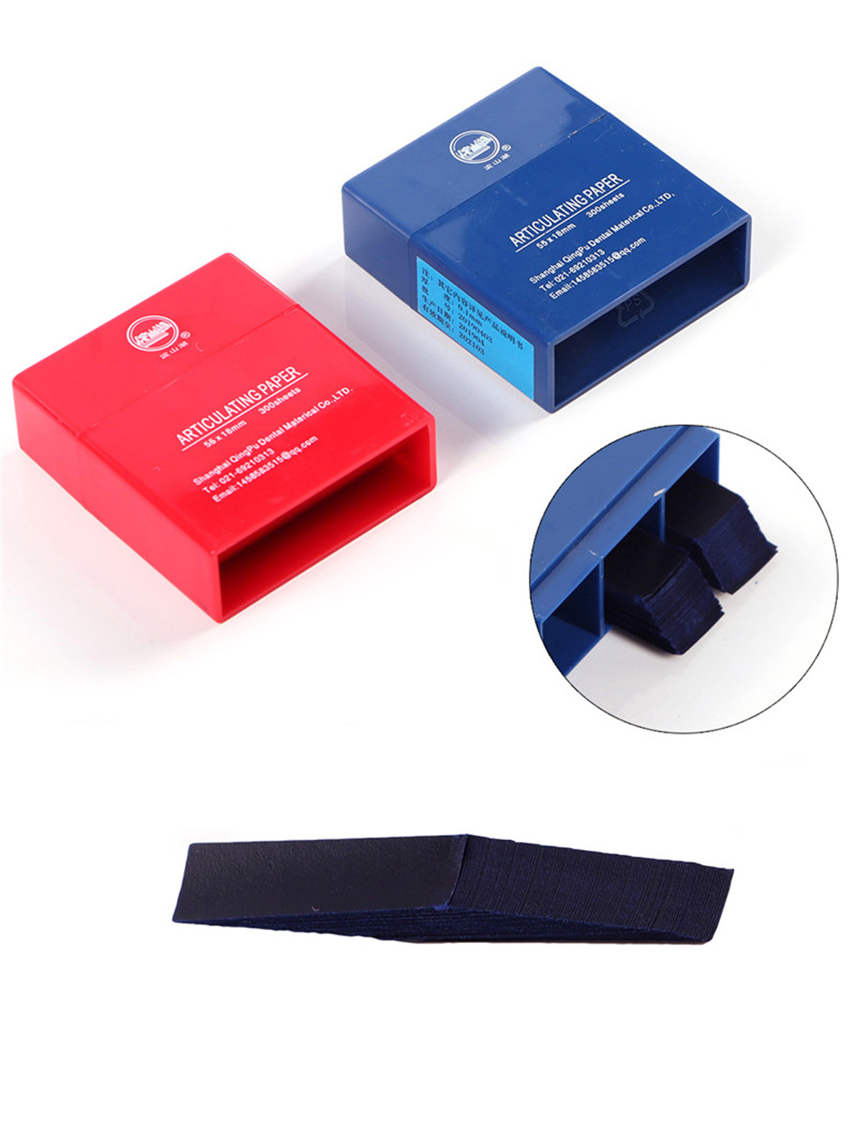 300 Sheet/box Dental Articulating Paper Occlusal Paper Teeth Whitening ...