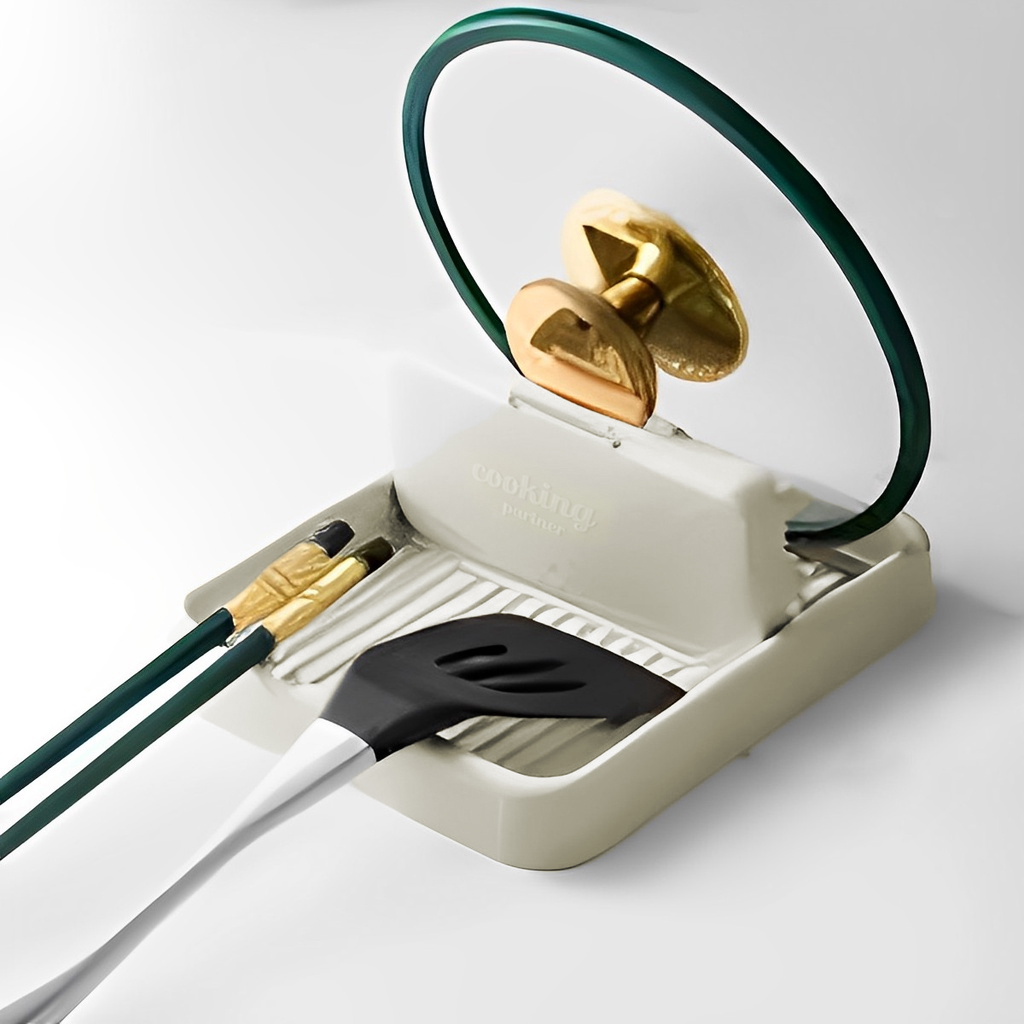 Cooker Rest Holder Cookware Lids Cutlery And Accessories Organizer Door ...