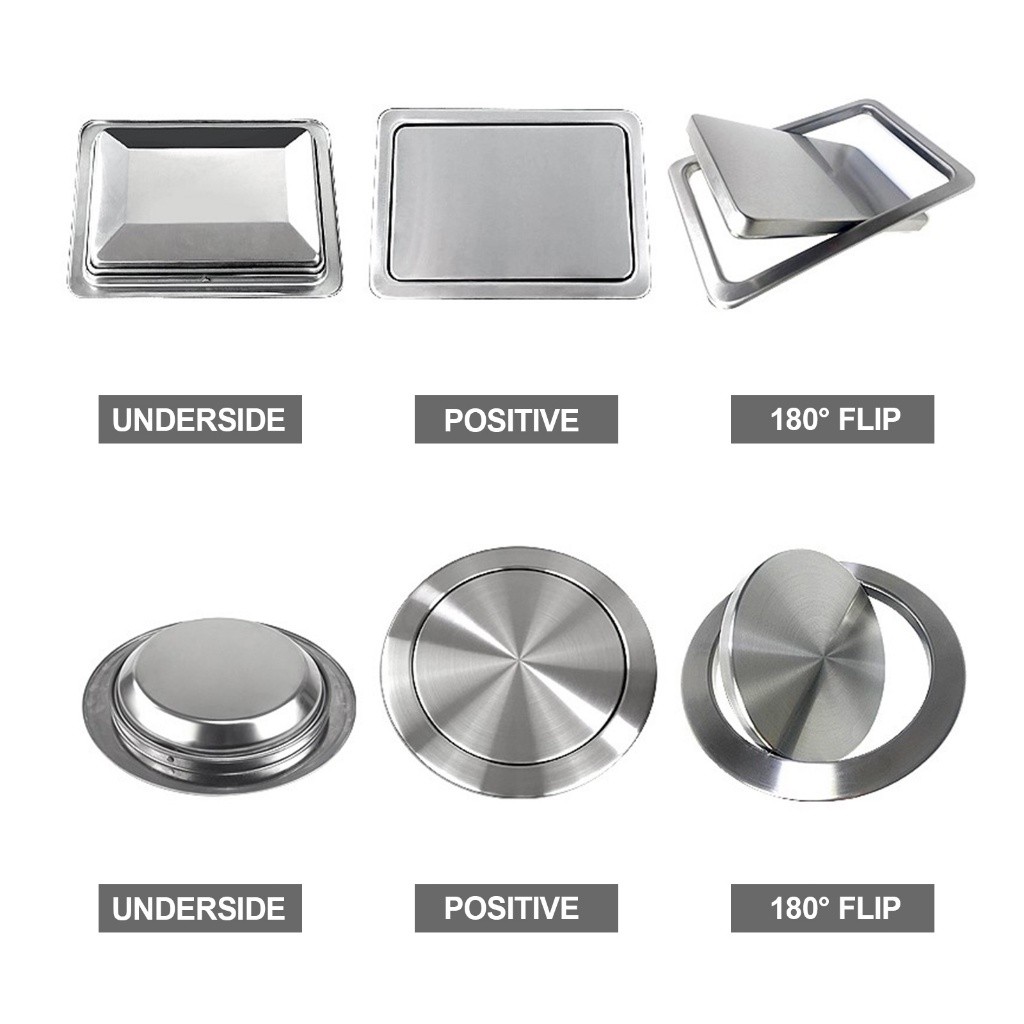 【Local delivery】Stainless Steel Flap Flush Recessed Built-in Balance ...