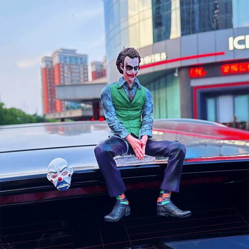 16cm DC Comics Anime Batman The Dark Knight Heath Ledger The Joker With ...
