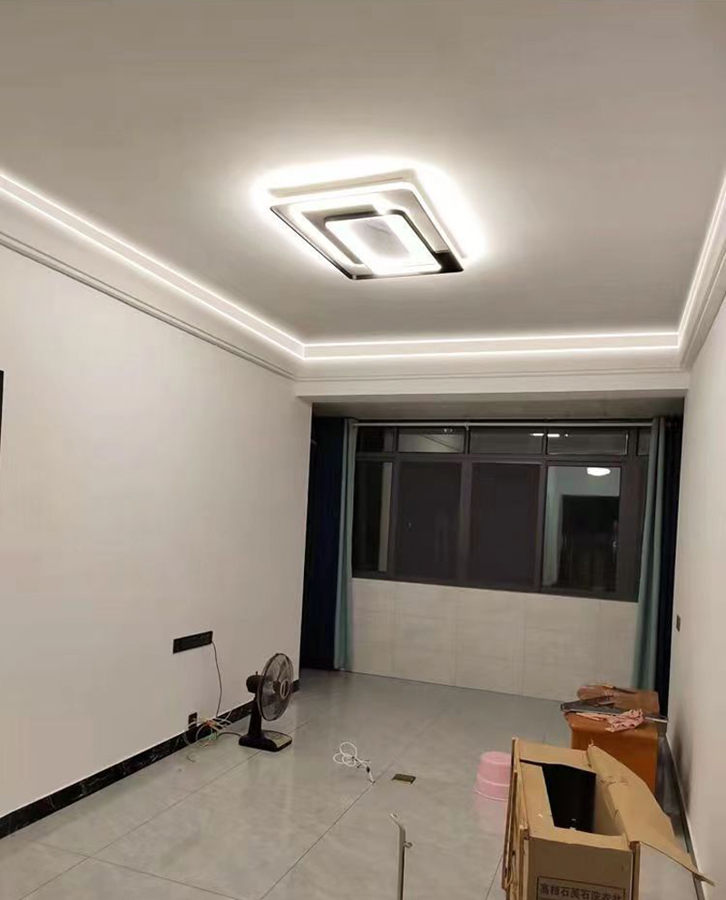 Led Ceiling Decoration corner Line Light Plaster Line Lamp Living Room ...