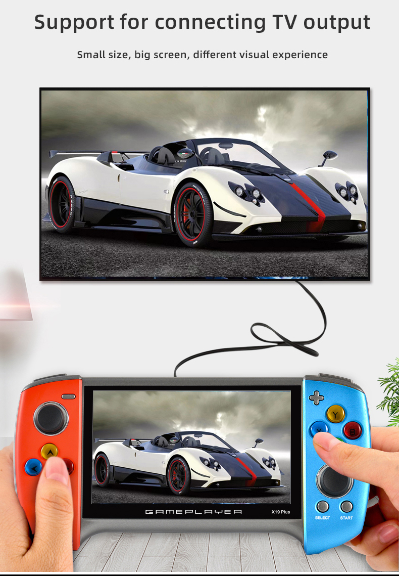 Retro Portable Handheld Arcade Console for Kids - Classic Game Emulator ...