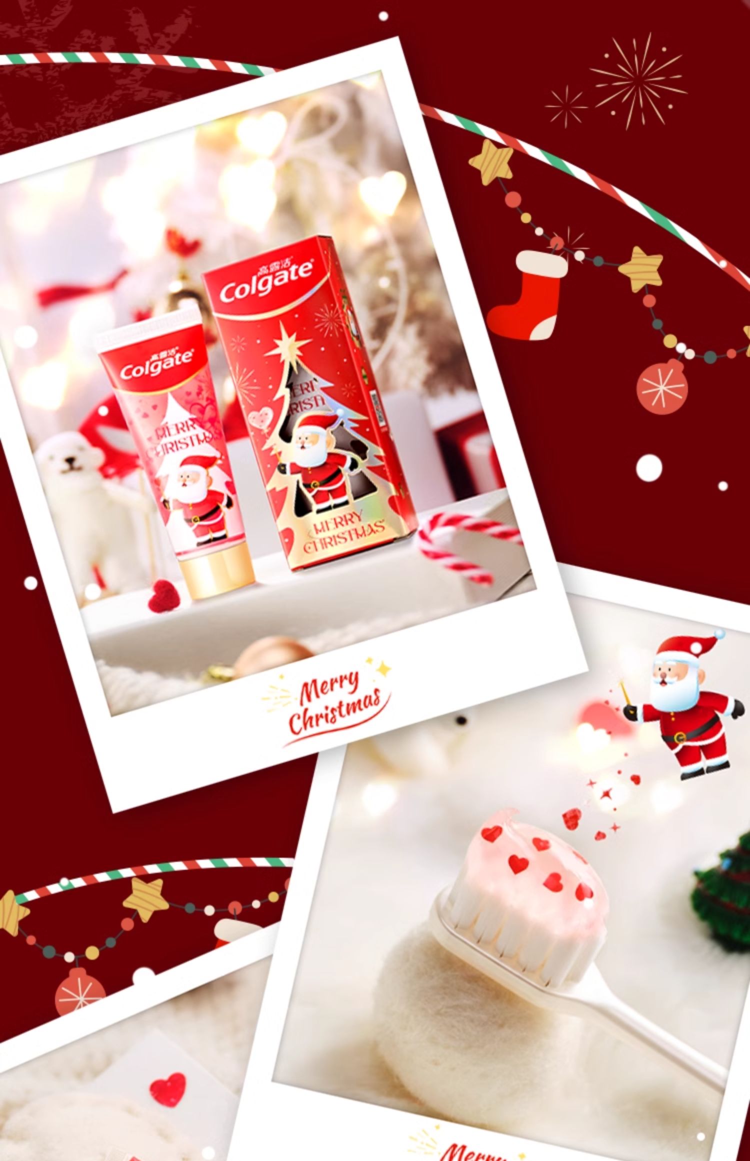 Colgate Christmas Limited Toothpaste 95g Mild white mothproof fresh ...
