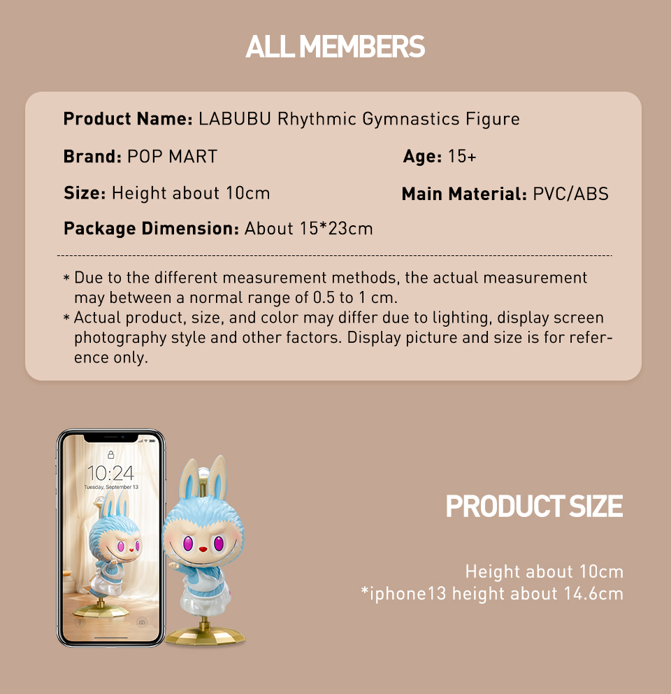 POP MART LABUBU Rhythmic gymnastics Figure | Shopee Malaysia