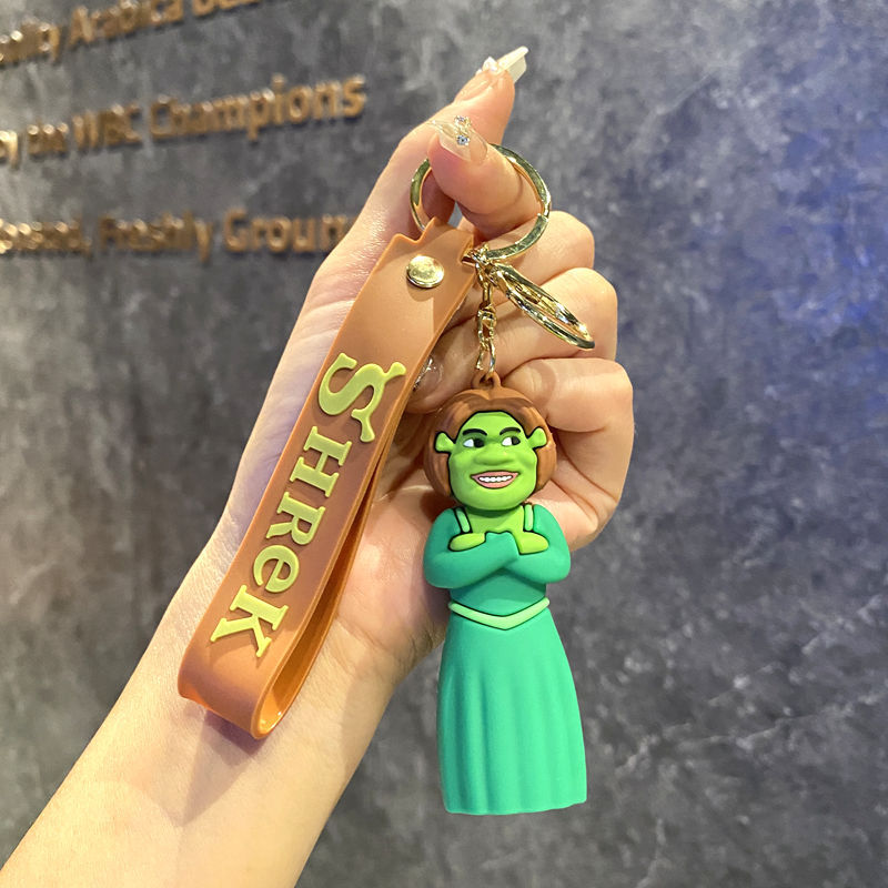 New Monster Shrek Keychain Cartoon Character Doll Pendant Keychain Gift ...