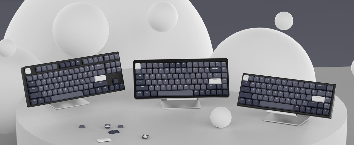 144 Keys Low Profile Keycaps Double Shot PBT Keycap for Gateron MX ...