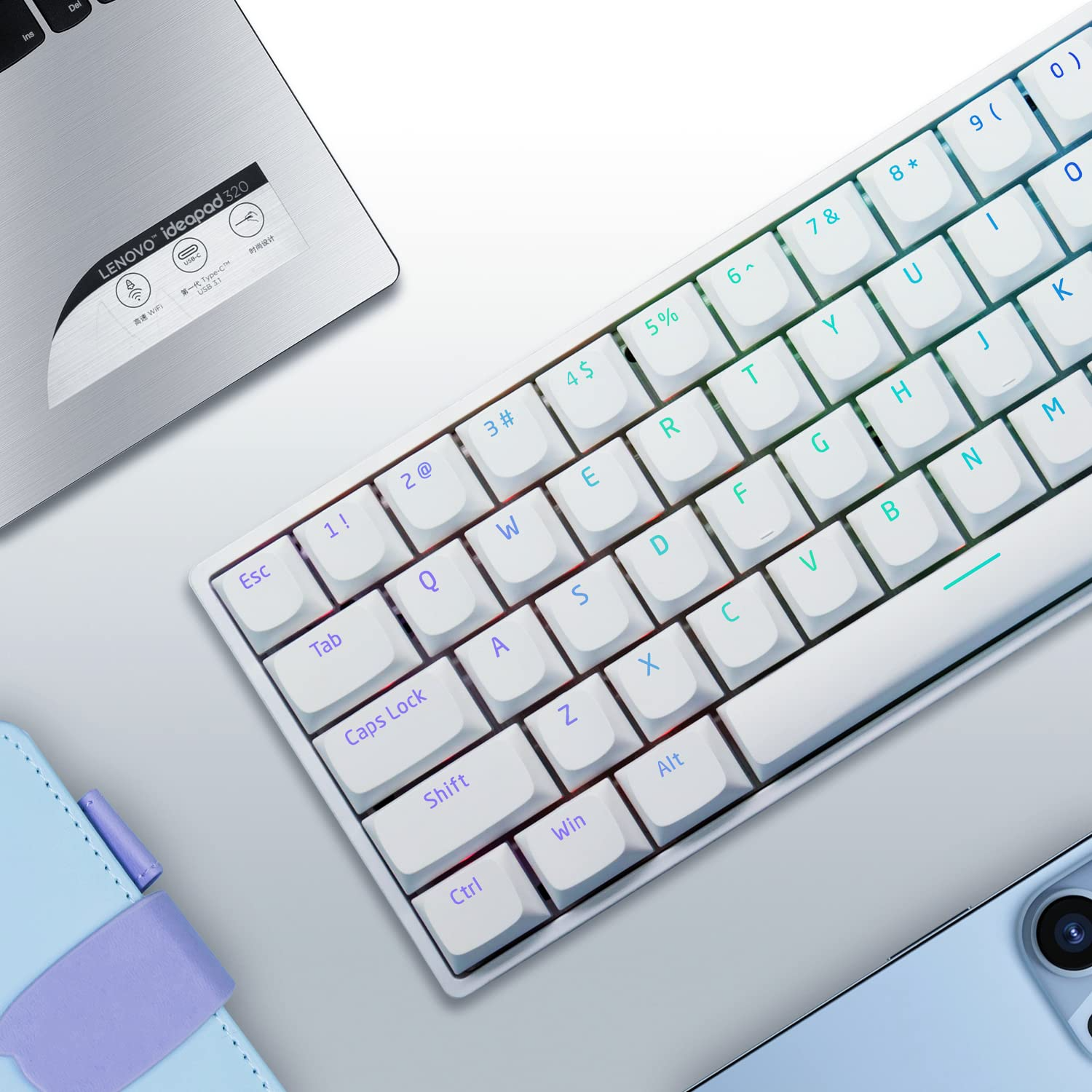 WOMIER Low Profile Keycaps 118 Keys - Custom Keycaps, ISA Horizon ...