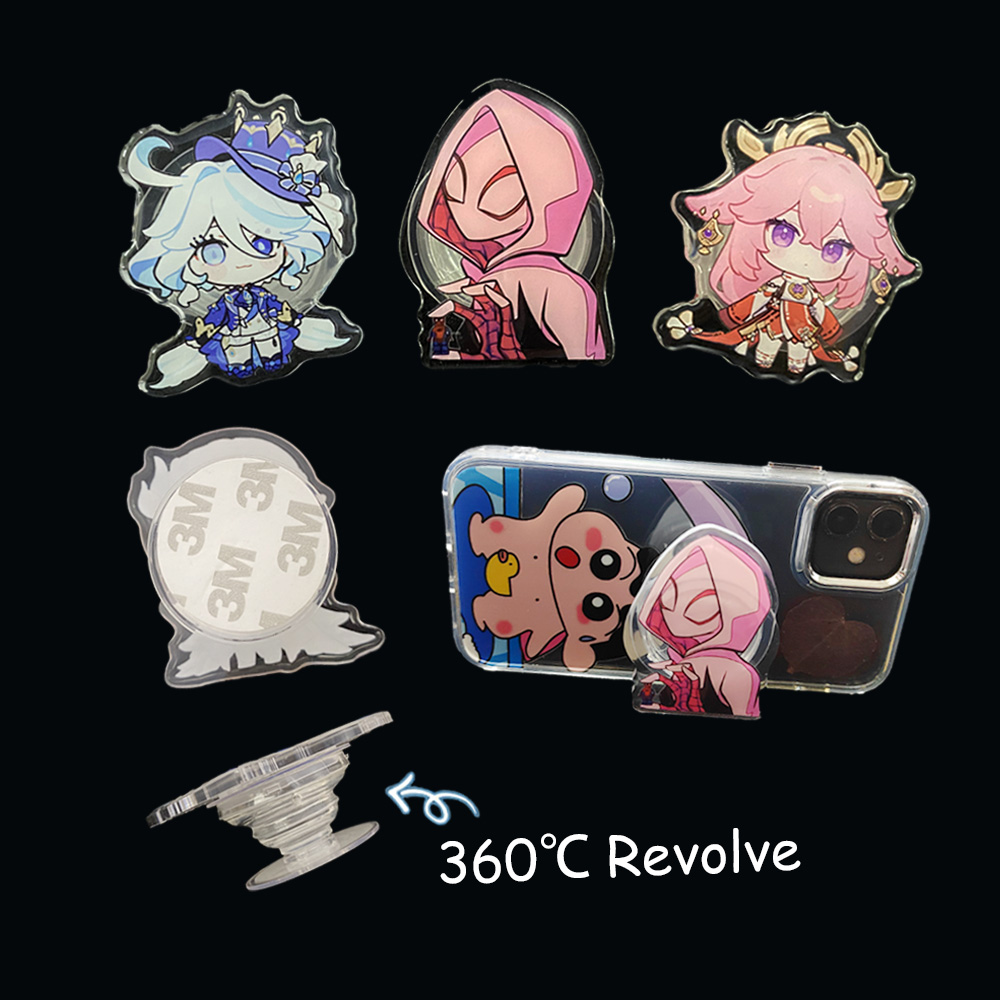 Acrylic Phone Bracket Genshin Impact Furina Q Edition Cartoon Creative ...