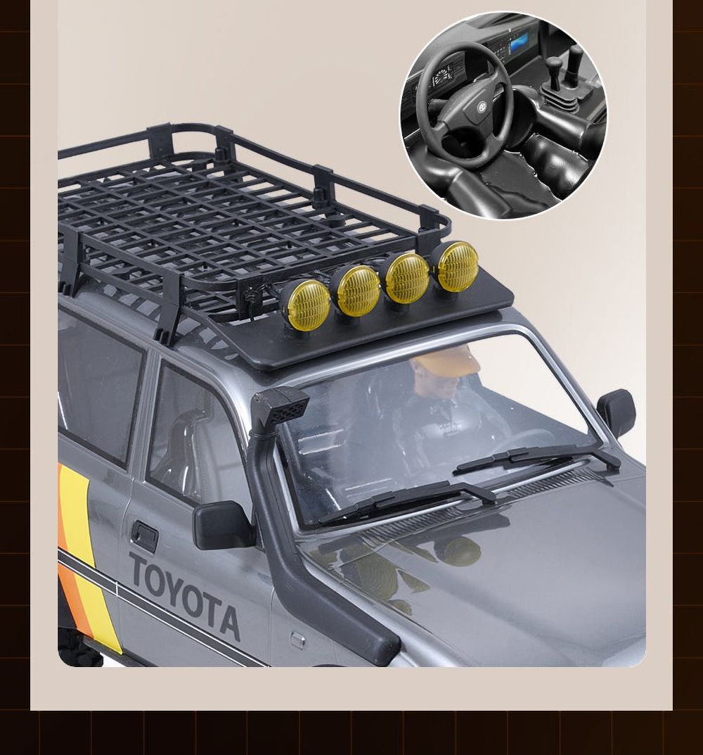 FMS FCX10 LC80 Toyota Land Cruiser 1/10 RC Electric Remote Control ...