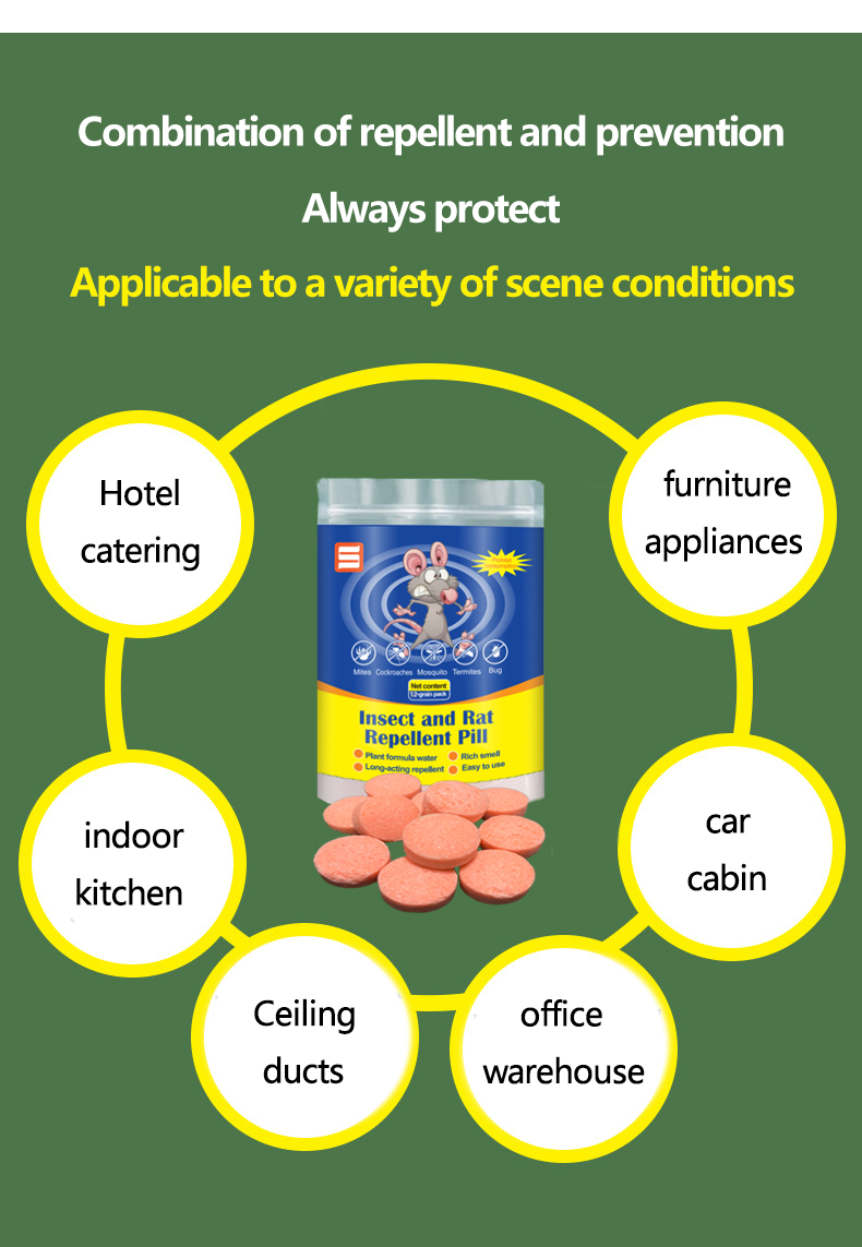 【Drive the mice day and night】ioo Rat repellent Mouse repellent ...