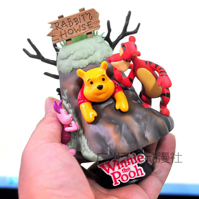 1Pcs Anime Winnie the Pooh Stitch Alice in Wonderland Pooh Bear Scene ...