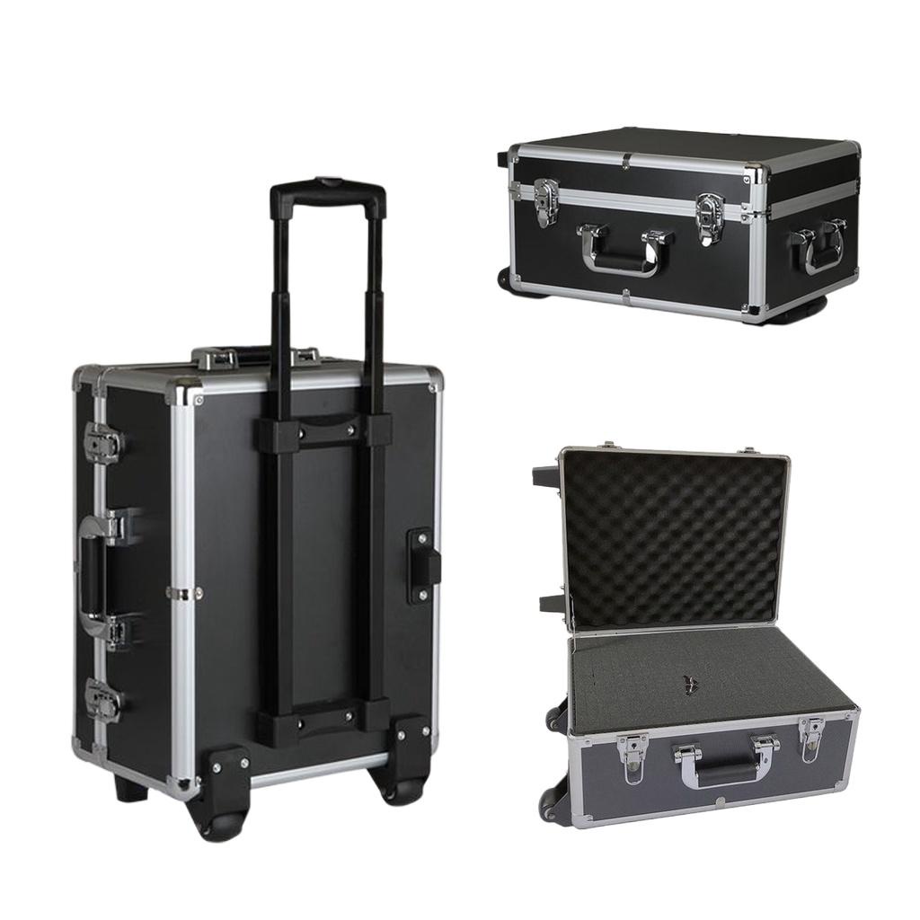 45*36*23cm Aluminum Alloy Trolley Case Toolbox Multi-function Hardware ...