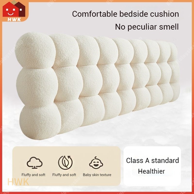 nordic bed head cover headboard bed decoration Dustproof Snowball ...