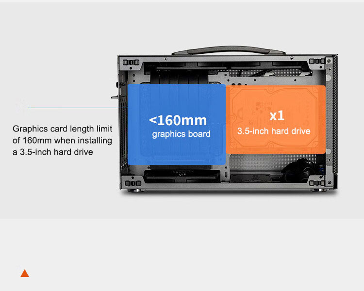 PCCOOLER K101 MESH Mini ITX computer case，Material steel/support SFX ...
