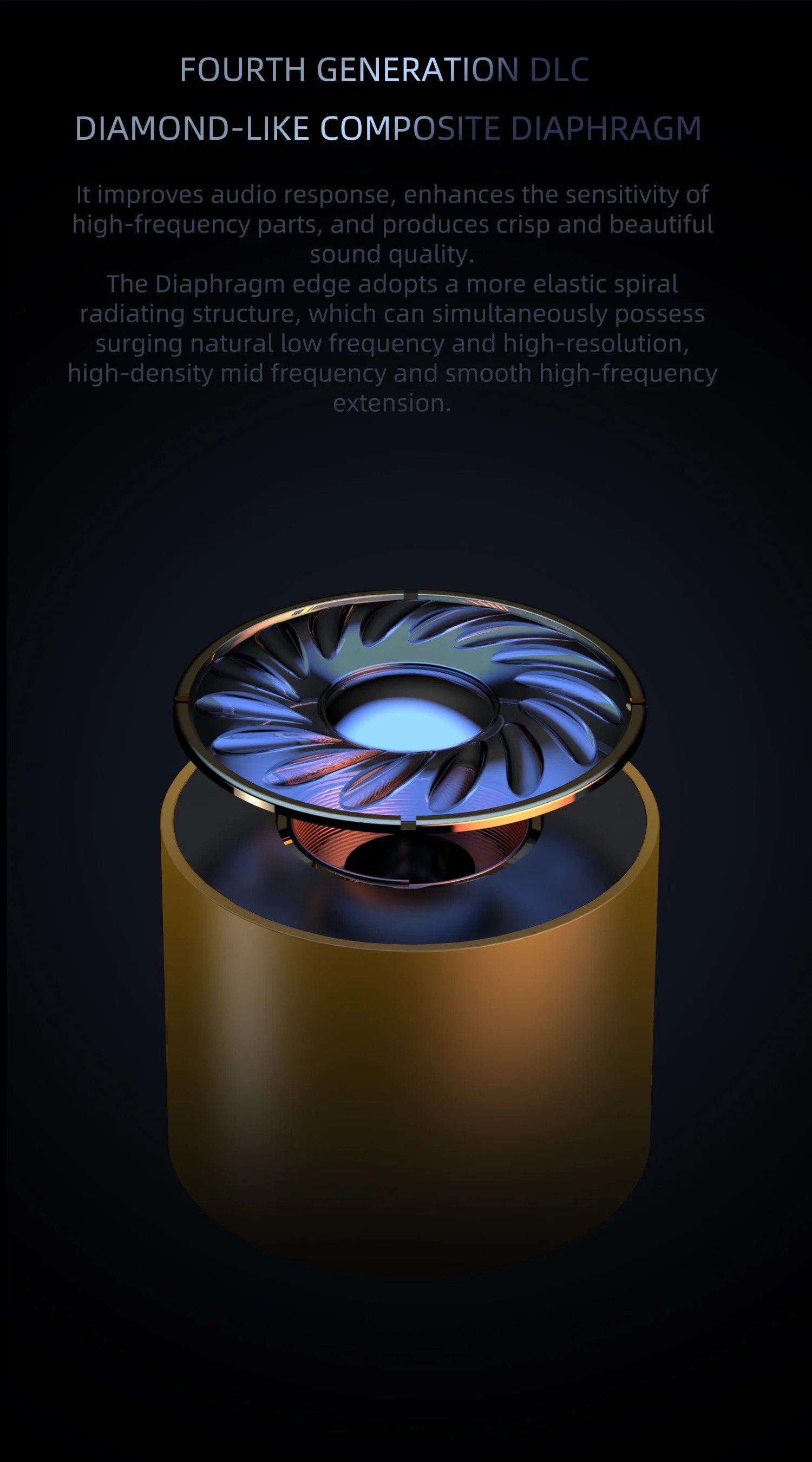 FAAEAL Unbounded 10mm DLC Composite Diaphragm HiFi In Ear Earphone With ...