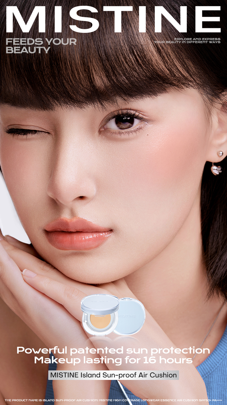 MISTINE Cushion Foundation sunscreen Foundation Long lasting waterproof ...