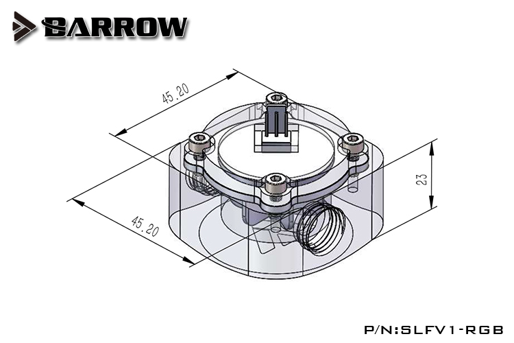 Barrow New LRC2.0 Version Water Cooling System Dedicated, Water Flow ...