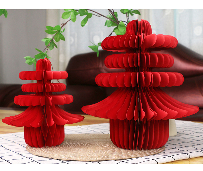 HI HOMES 2025 New Year Chinese Origami Spring Characters Three ...
