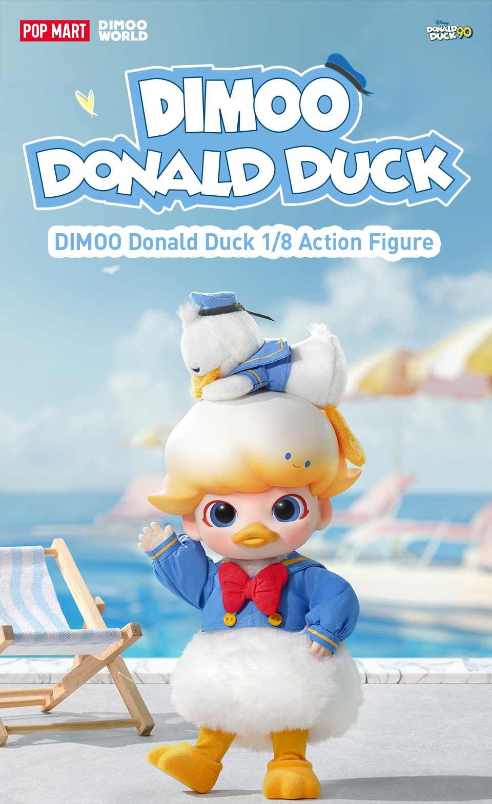 POP MART DIMOO Donald Duck 1/8 Action Figure | Shopee Malaysia