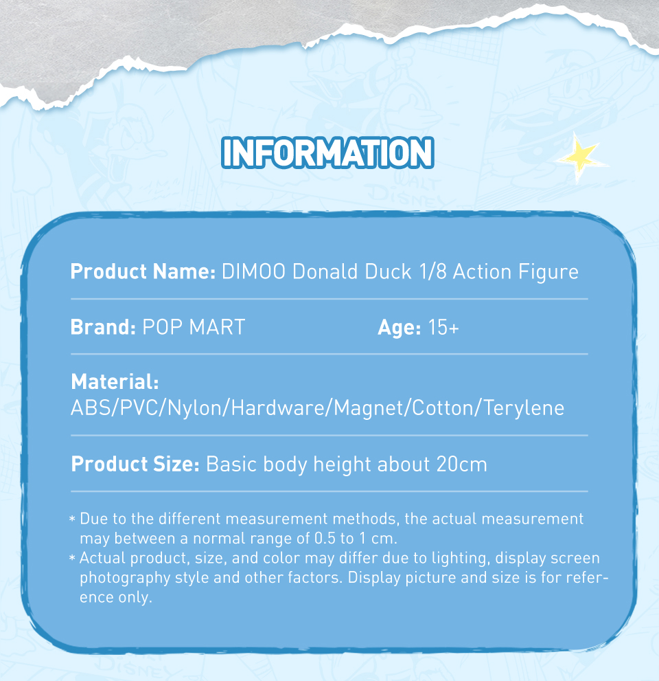 POP MART DIMOO Donald Duck 1/8 Action Figure | Shopee Malaysia