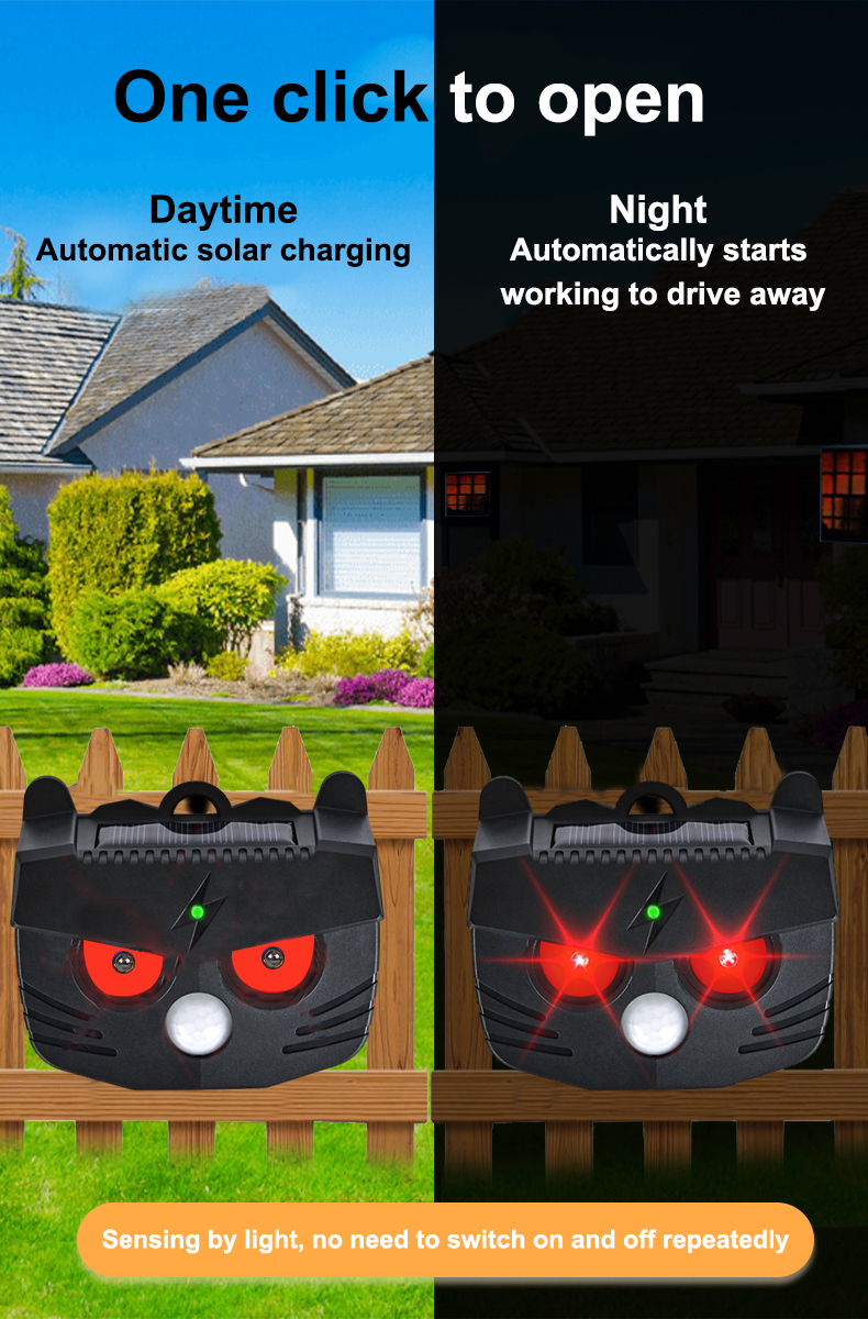 【No monkeys within 1 km】Monkey Repellent Ultrasonic 720° penghalau ...