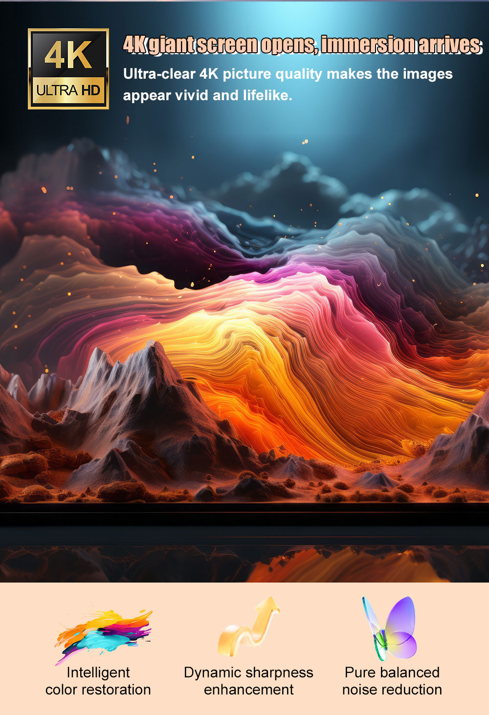 康佳/Konka C3 Starry Sky Mini Projector Ceiling Portable 360° Rotation ...