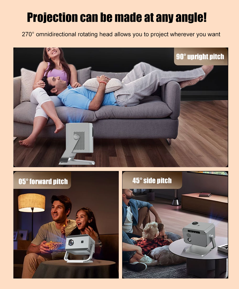 康佳/Konka C3 Starry Sky Mini Projector Ceiling Portable 360° Rotation ...