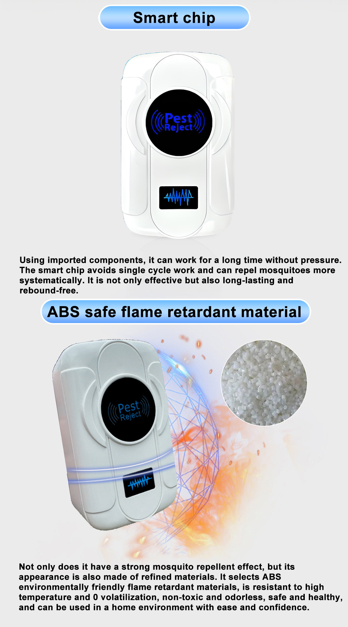 100 years without geckos Lizard Repellent Ultrasonic Safe and radiation ...