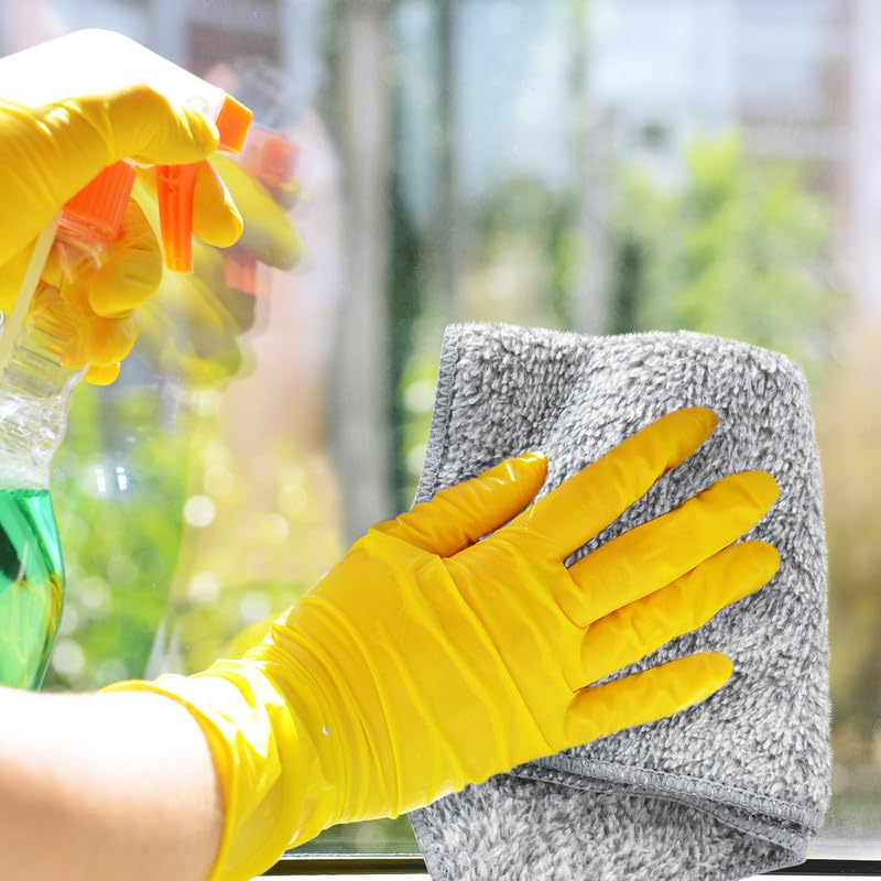 Kitchen Rags Super Absorbent Microfiber Dish Cloth Cleaning Cloth Non ...