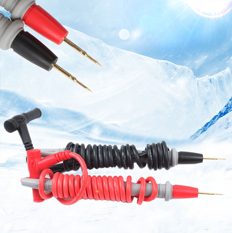 1 Pair Silicone Universal Test Lead Needle Pin Wire Pen 1000V 20A ...