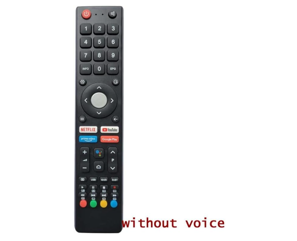 CHIQ replaces ITEL 43 inch Androjd Netflix smart TV remote control ...