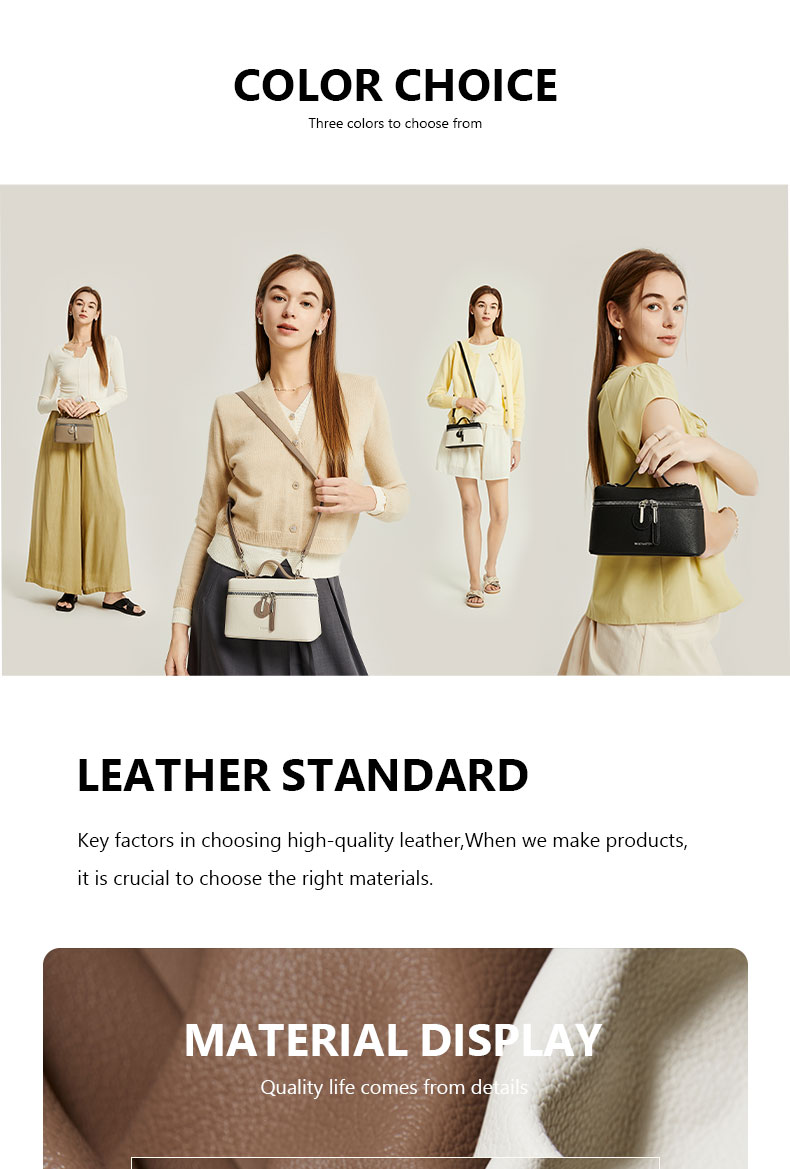 Bostanten Fashion Crossbody Bag Two Color Combination Bag Women ...