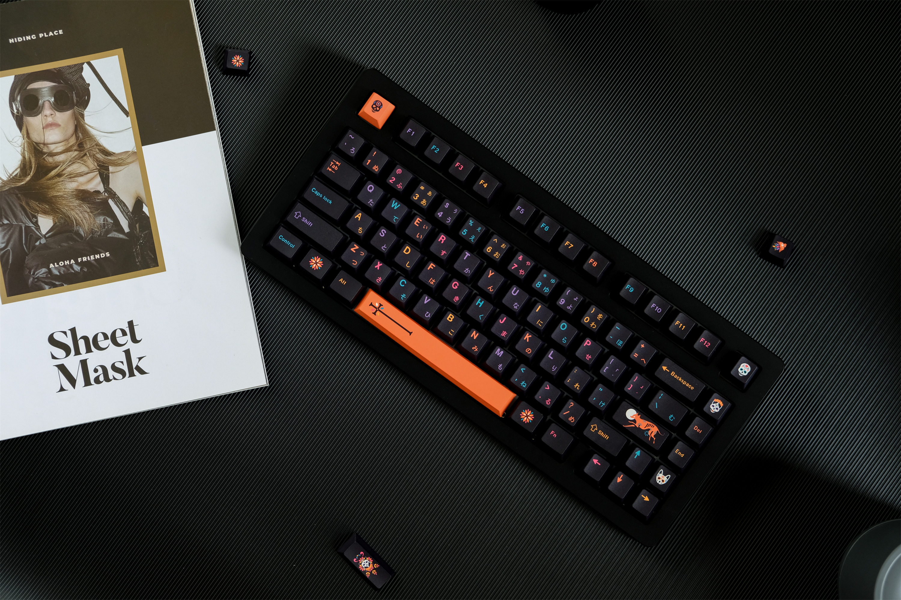 GMK Underworld Keycaps 129 Keys PBT Cherry Profile DYE-SUB Personalized ...