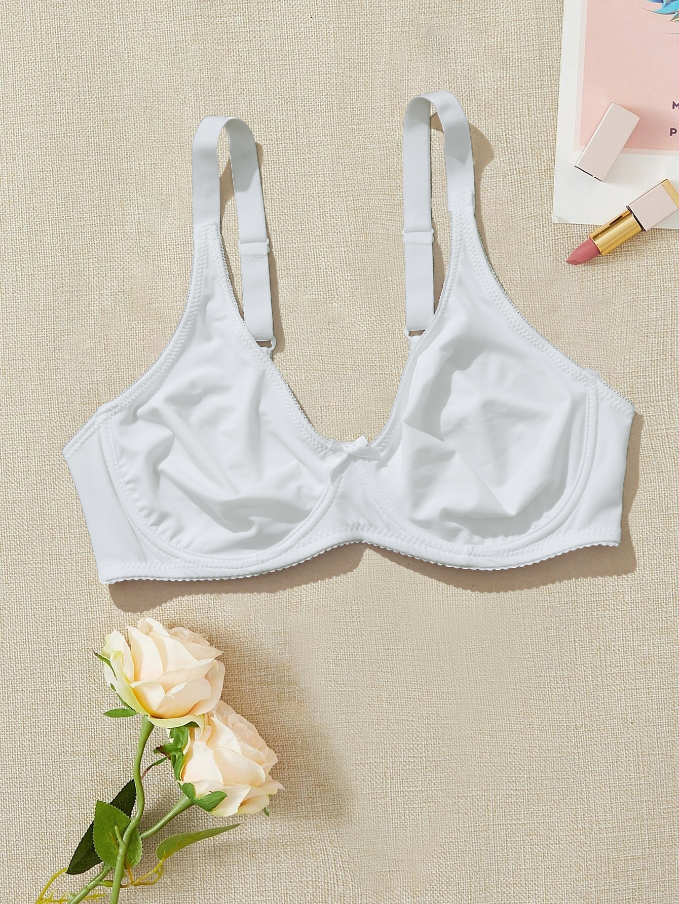 PARIFAIRY Woman Bra Plus Size Wired Underwear Full Cup With Comfortable ...