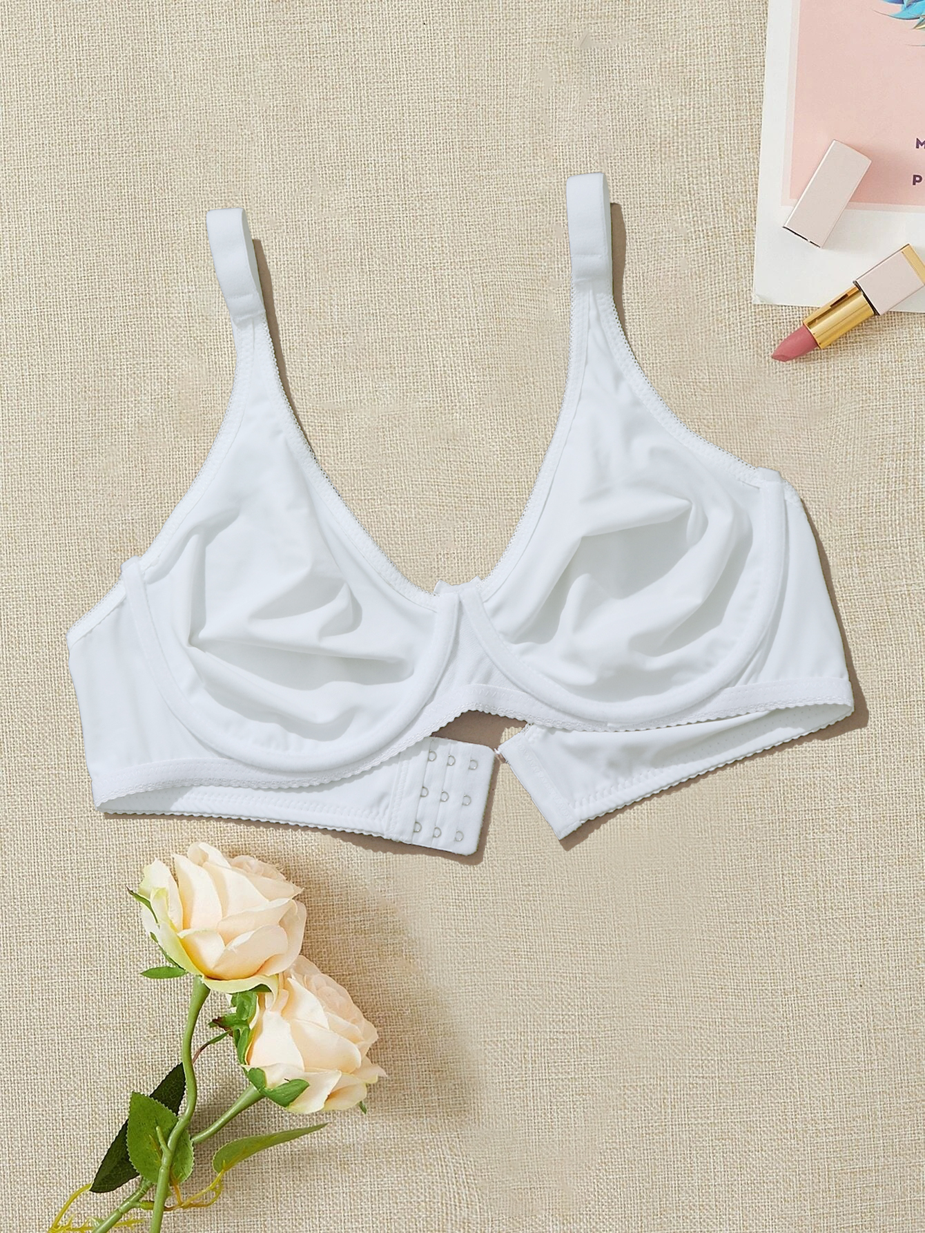 PARIFAIRY Woman Bra Plus Size Wired Underwear Full Cup With Comfortable ...