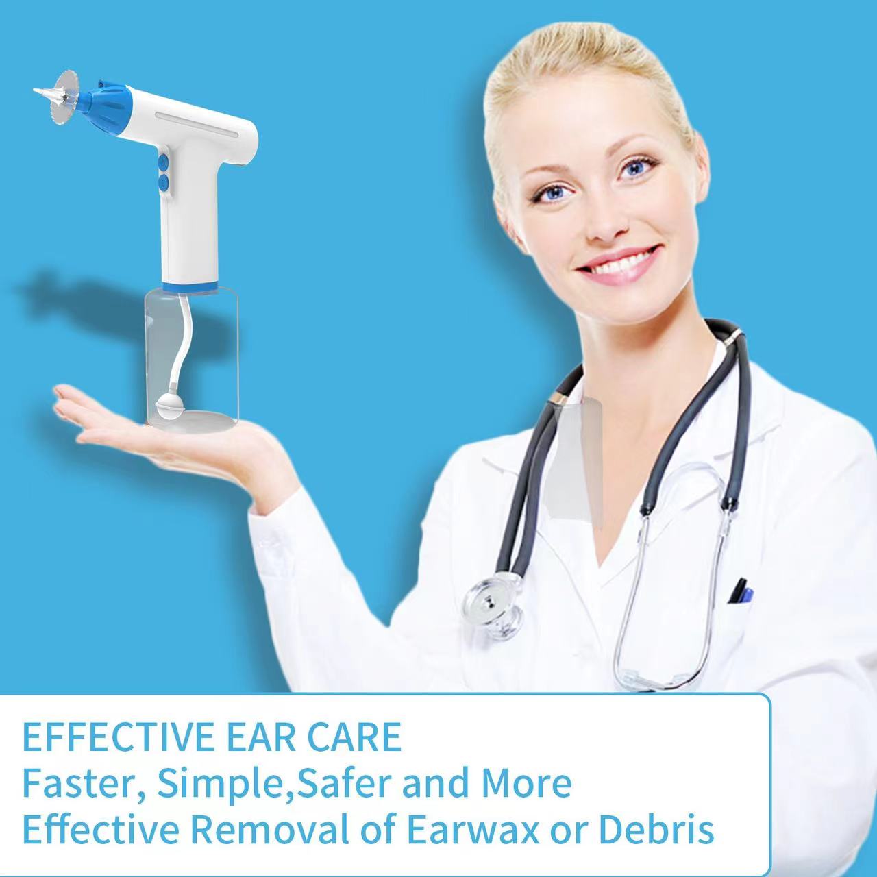 BAUSATZ Ear Wax Removal Tool, Ear Cleaning Kit, Ear Irrigation Flushing ...