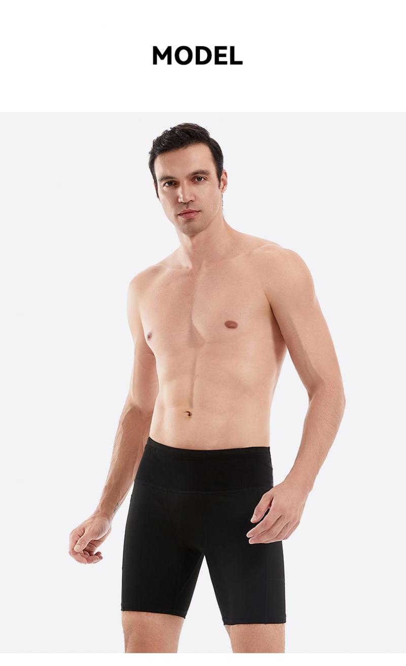 (6 pockets) Men Quick Dry Marathon Running Cycling Compression Sports ...
