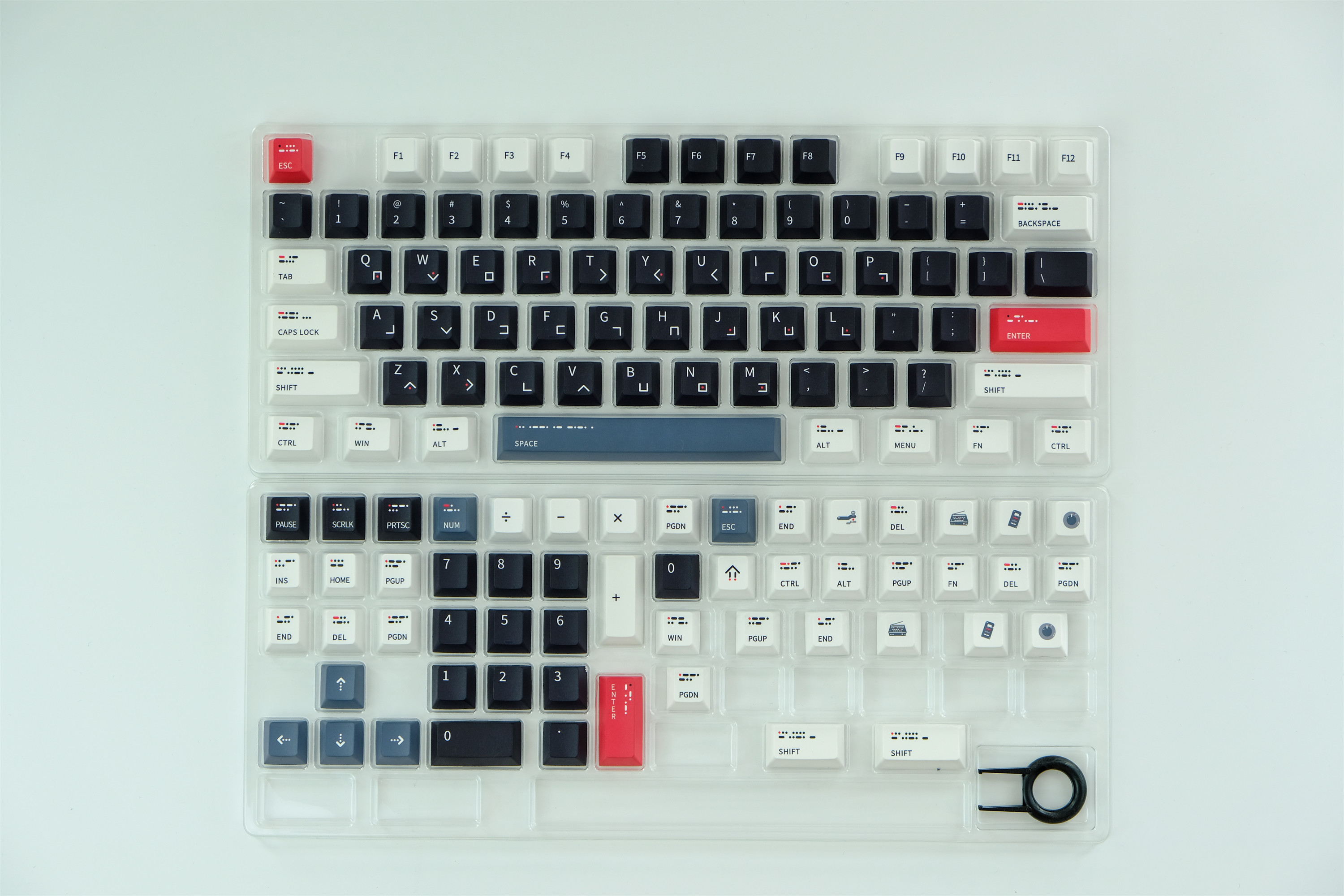 GMK Morse Code Keycaps 129 Keys PBT Cherry Profile DYE-SUB Personalized ...